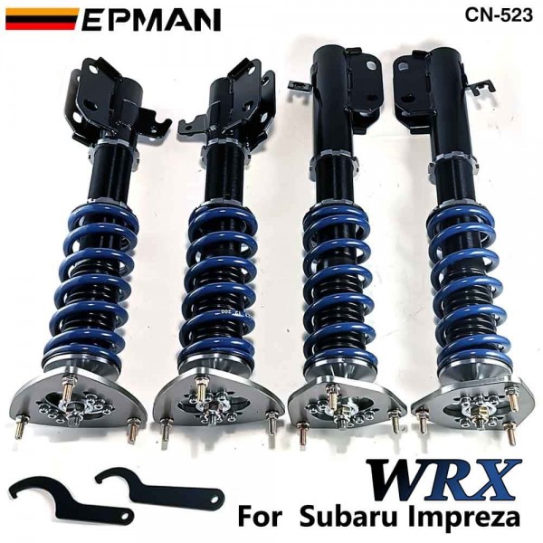 Coilovers Spring Struts, Racing Suspension, Coilover Kit, Shock Absorber, ForSubaru WRX, Sti